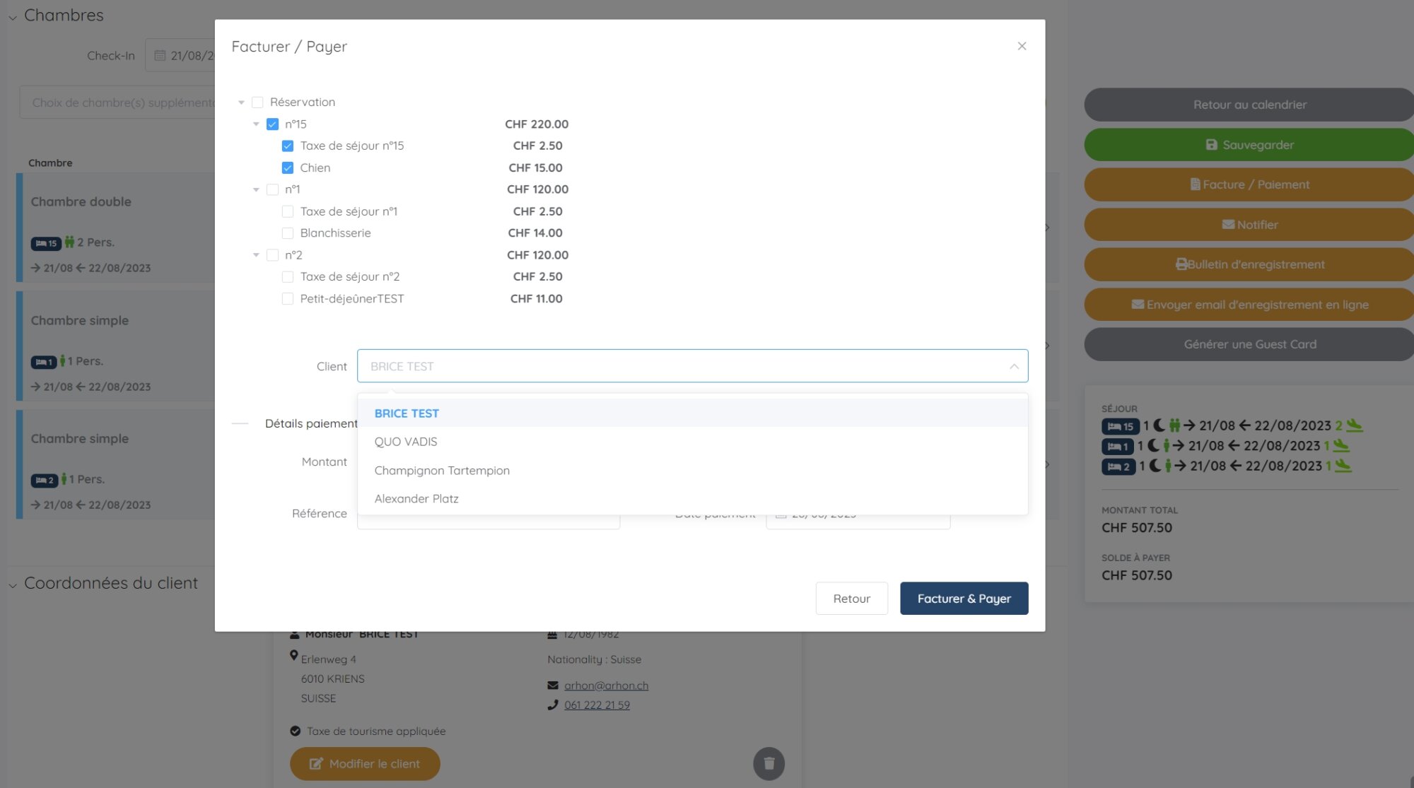 Logiciel facturation hôtel, Gestion facture hôtel | Arhon